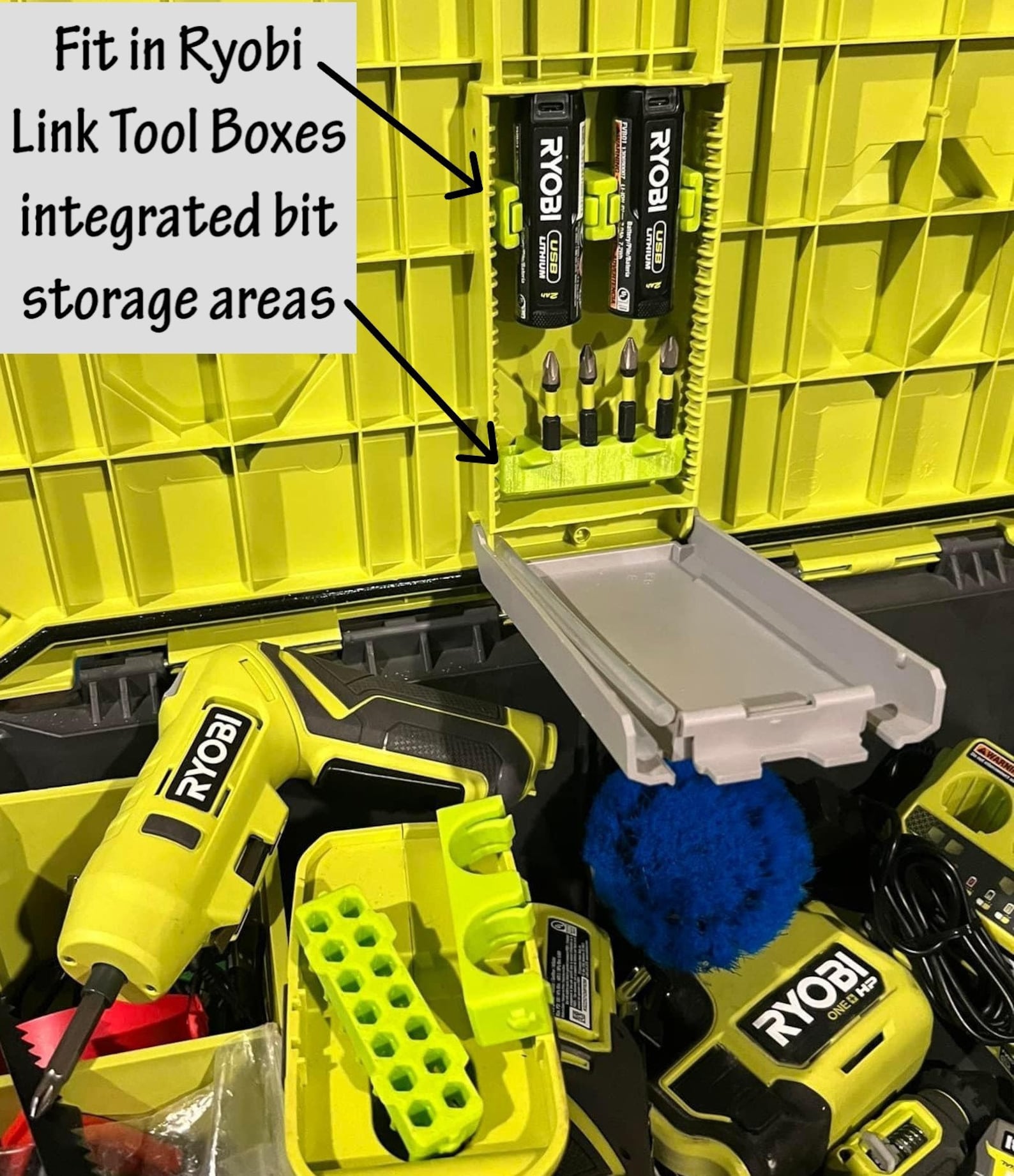Internal Accessories for Storage Cases for Batteries, Bits, Small Tools ...