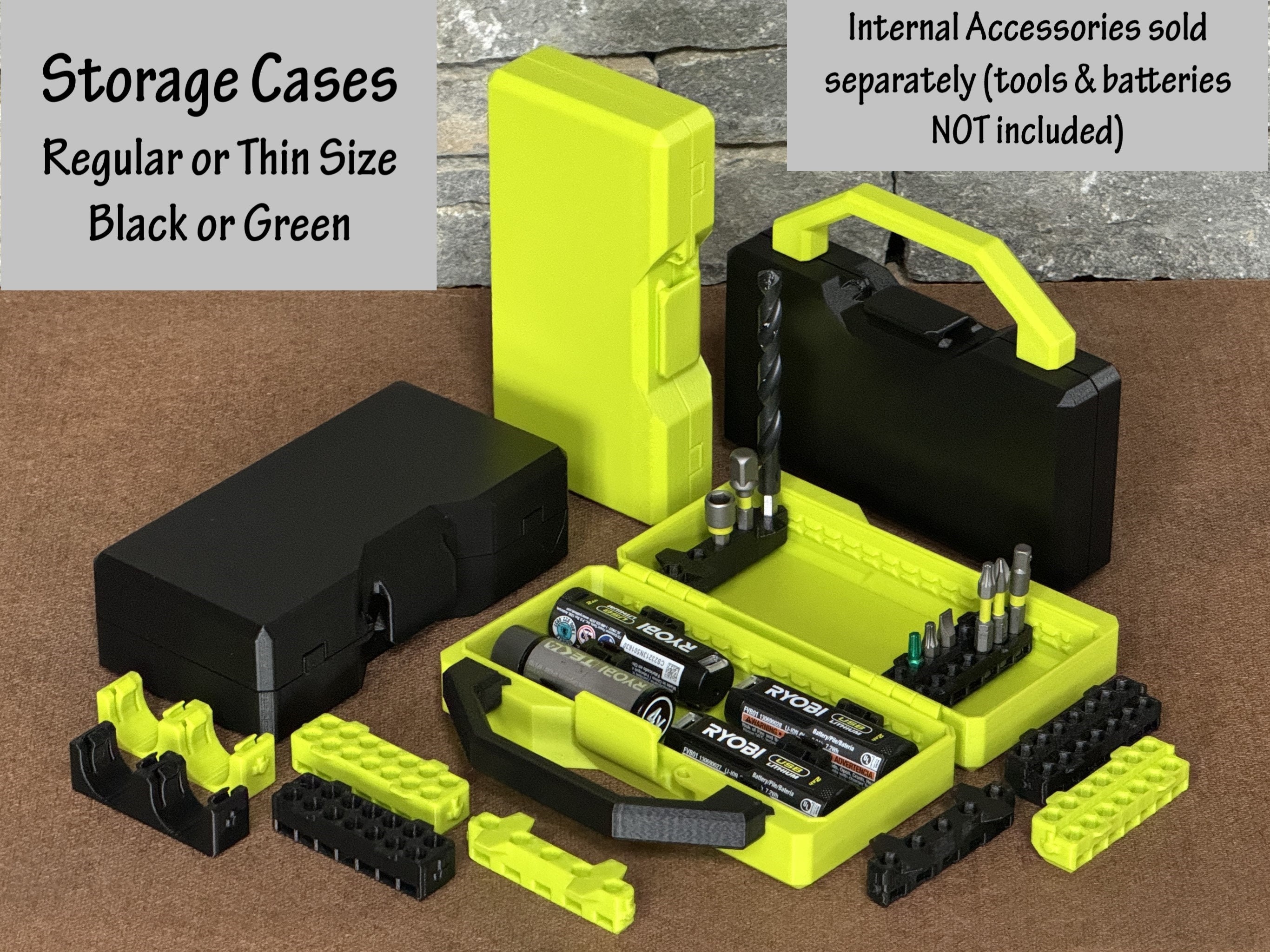 Storage Cases for Batteries, Bits, Small Tools, or a Wide Variety of ...