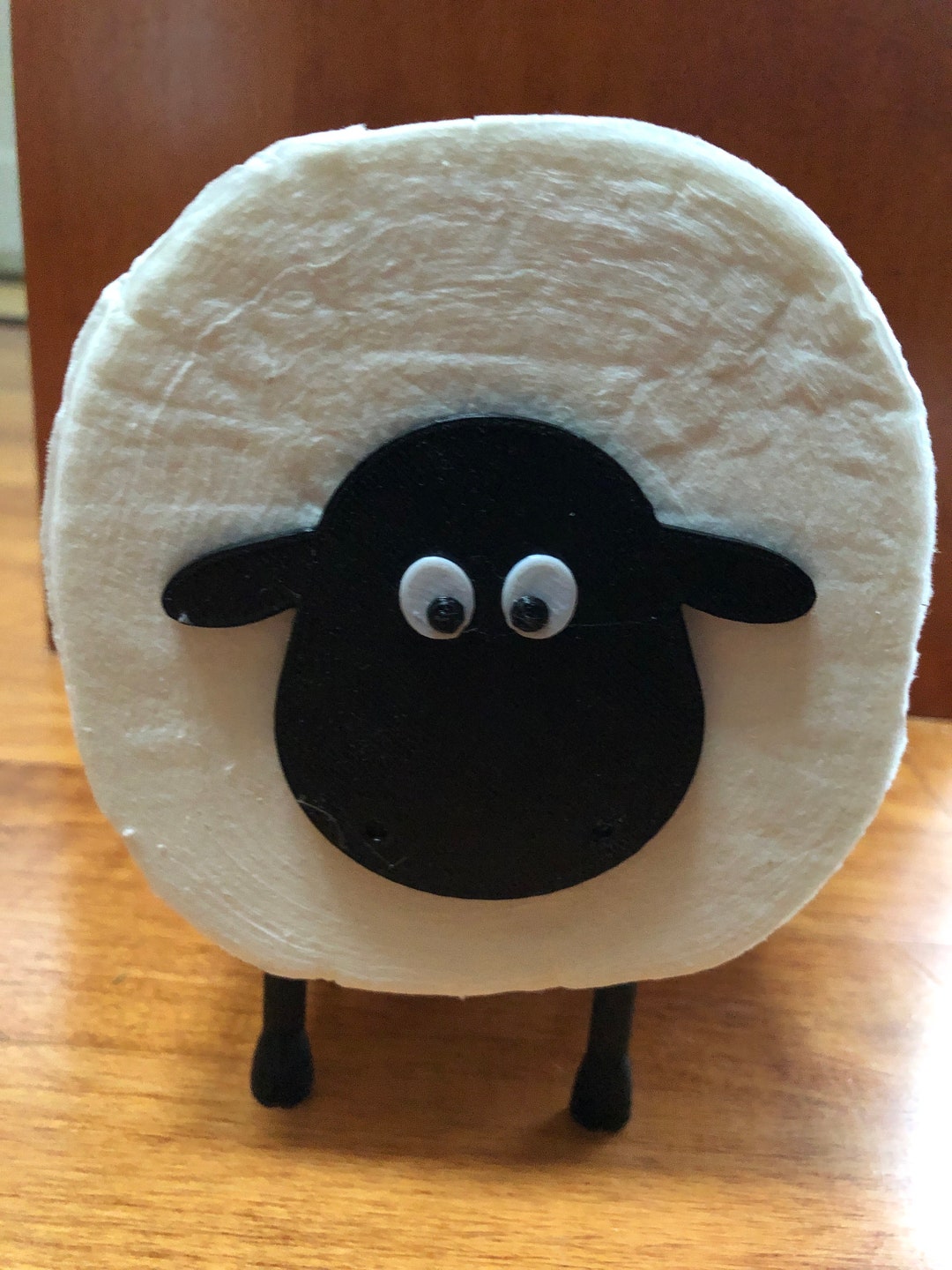 Cute Sheep Lamb Farm Animal Shaped Novelty Toilet Paper Roll Holder ...