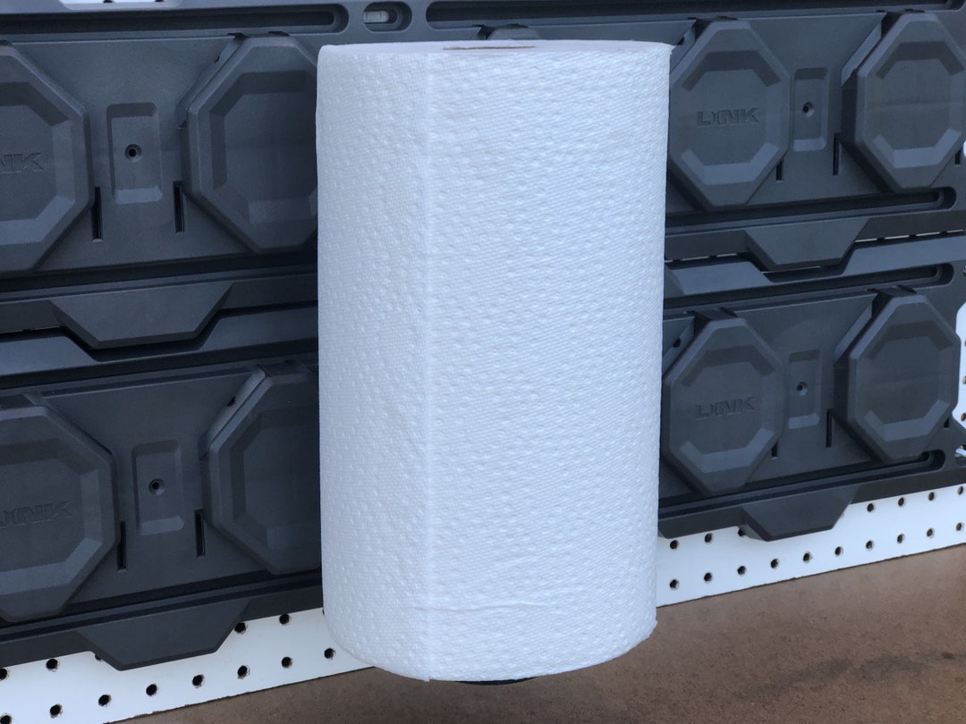 Vertical Paper Towel Holder for Wall, Pegboard, or Ryobi Link Wall ...