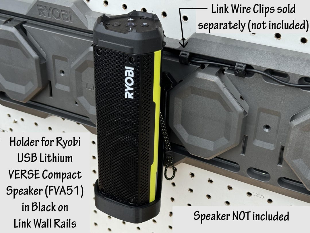 Holder for Ryobi USB Lithium VERSE Compact Speaker | Does NOT Include ...