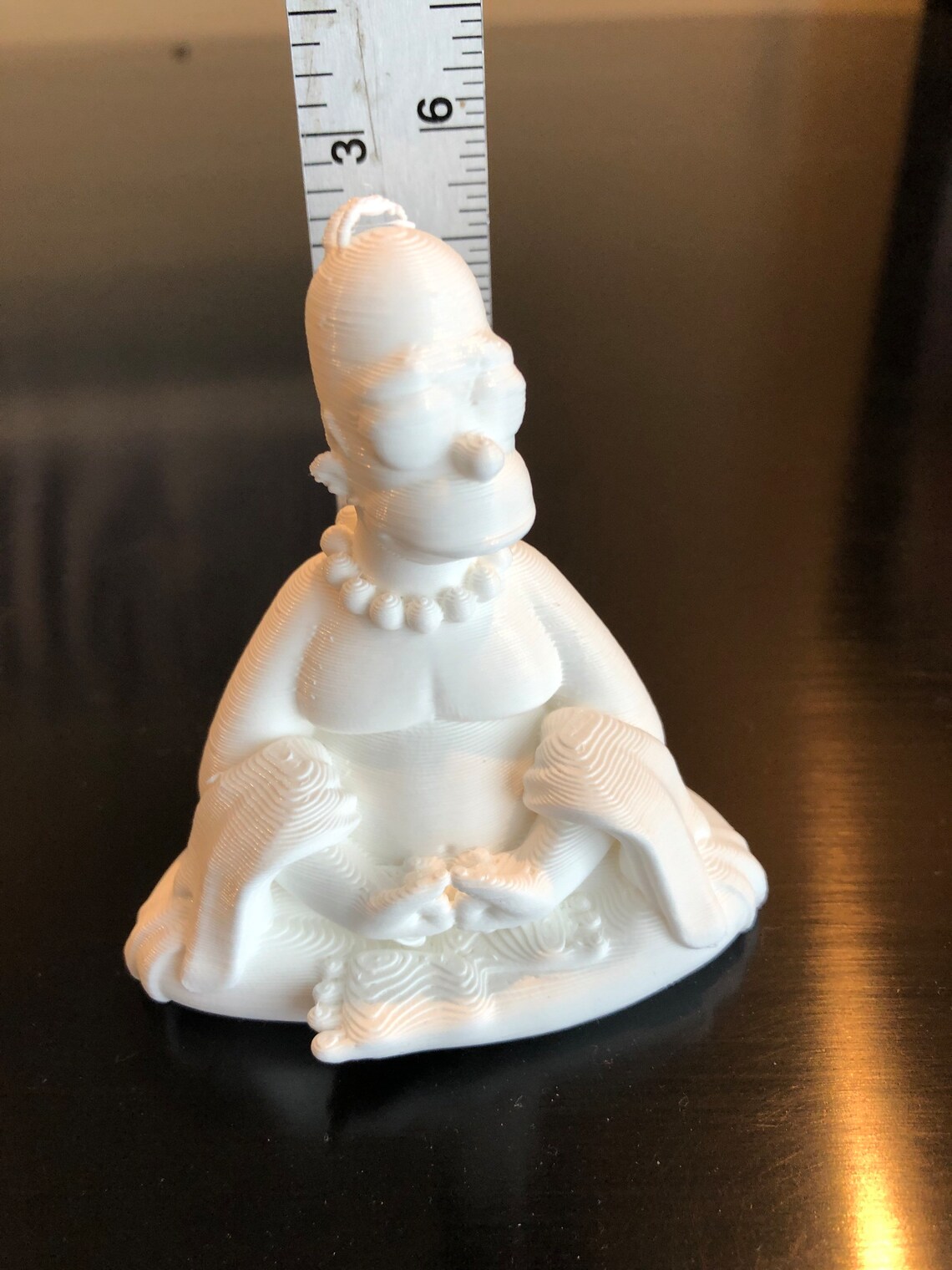 3D Printed Homer Simpson Buddha Meditation Statue 2.75w - Etsy
