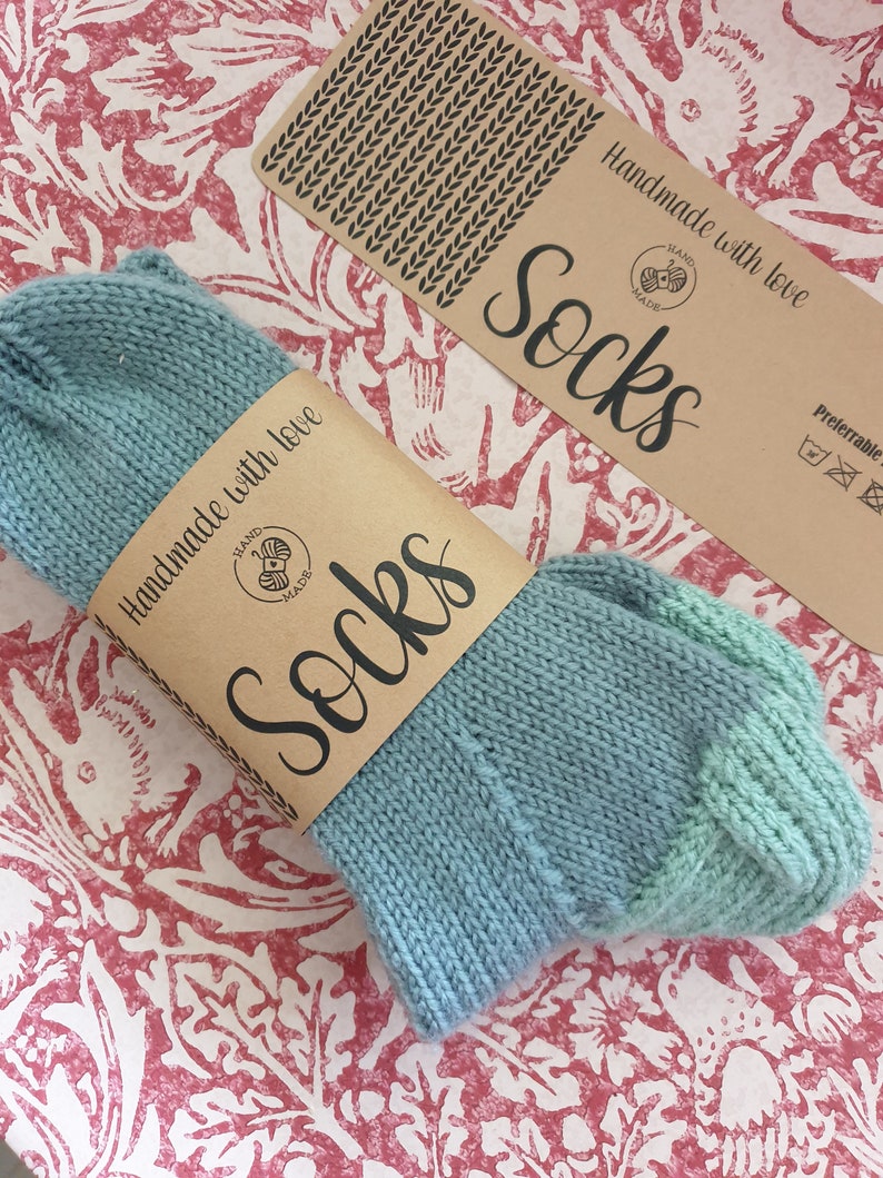 Printable Sock Label - Etsy