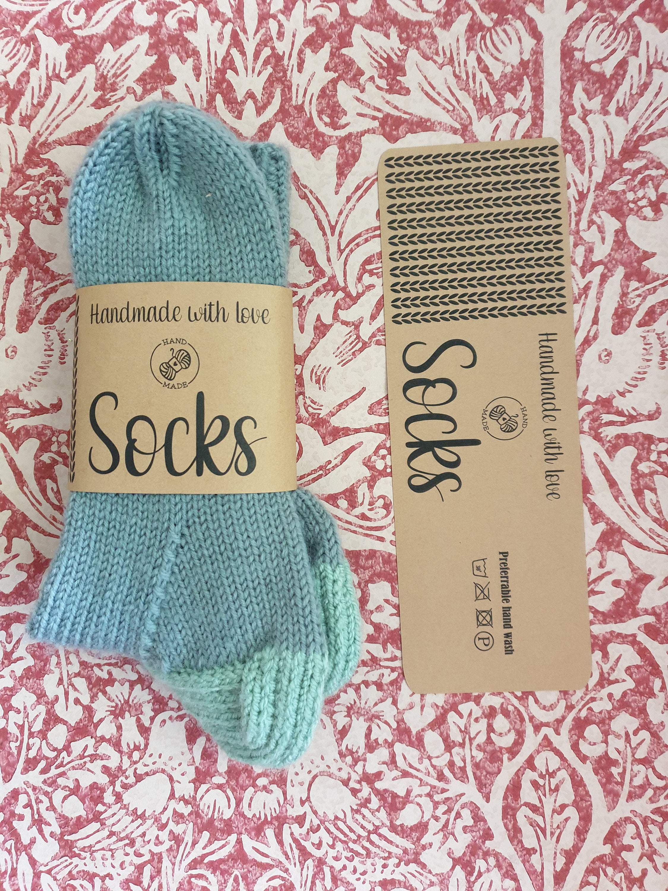 Printable Sock Label - Etsy