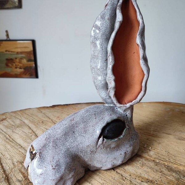 Ceramic Hare - Etsy