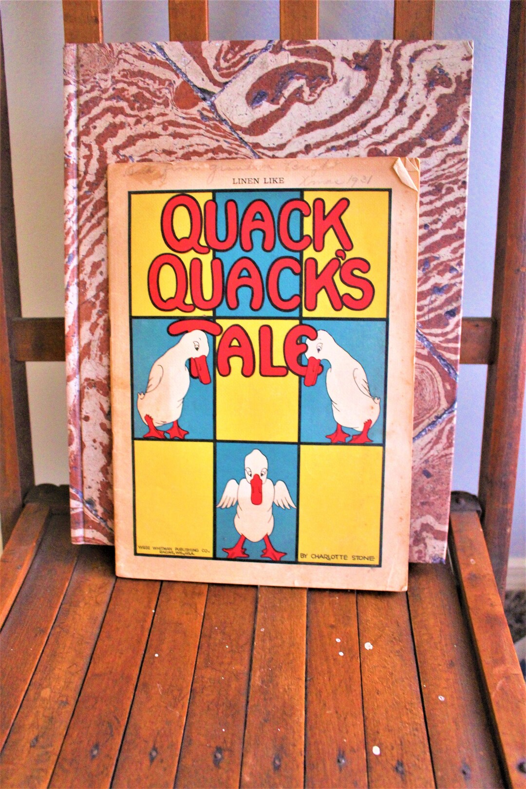 1930's Quack Quack Tale + Platinum Age Book + Vintage Children's Book ...