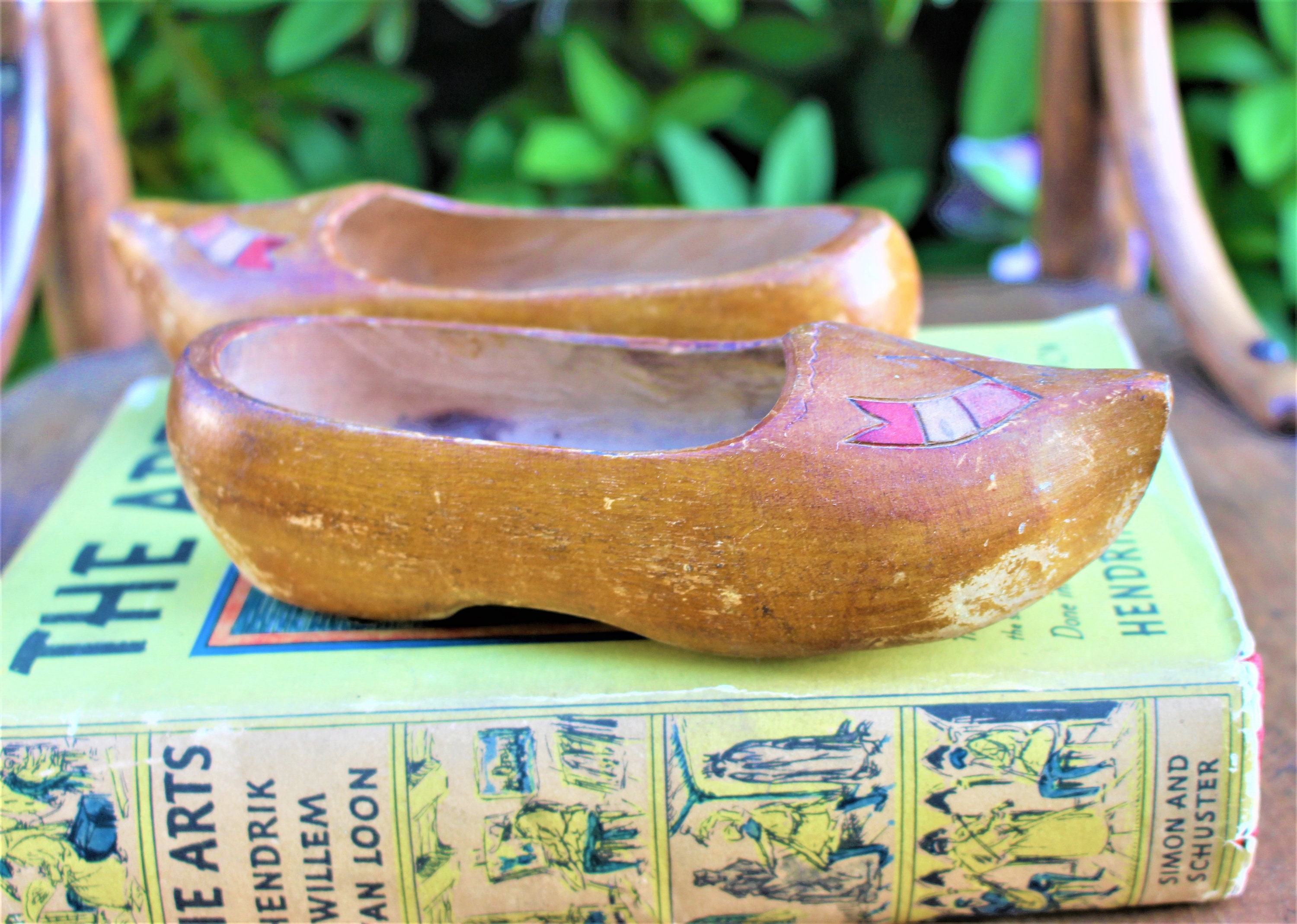 1944 French Wooden Shoes + Wartime Gift + WWII + Dutch Shoes + Old ...