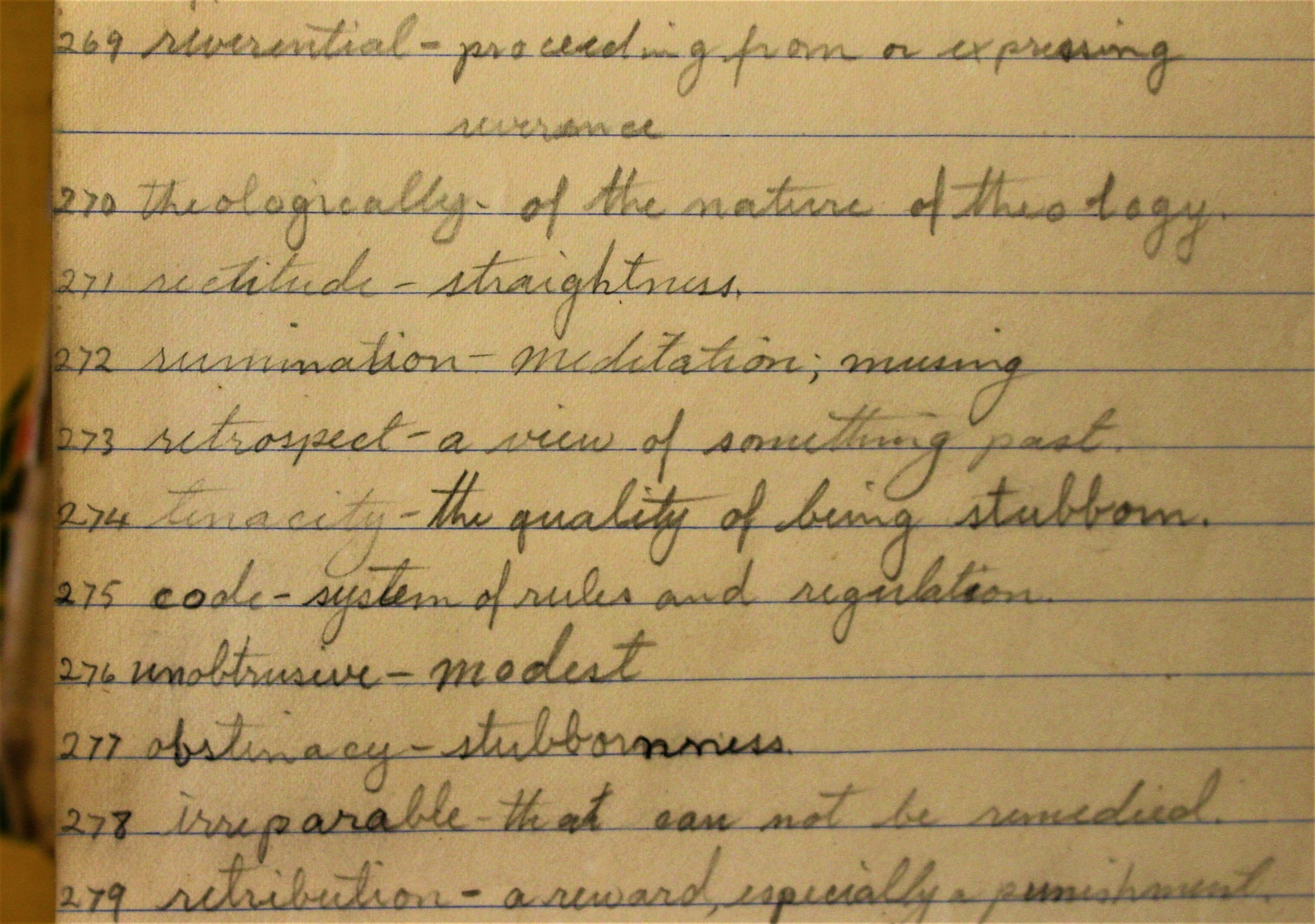 1920's High School Notebook Liberty Missouri English - Etsy