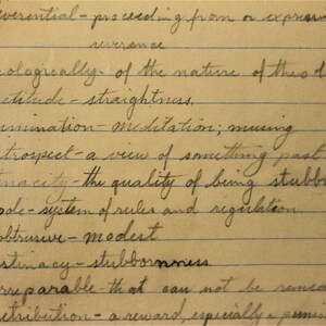 1920's High School Notebook + Liberty, Missouri + English Class ...