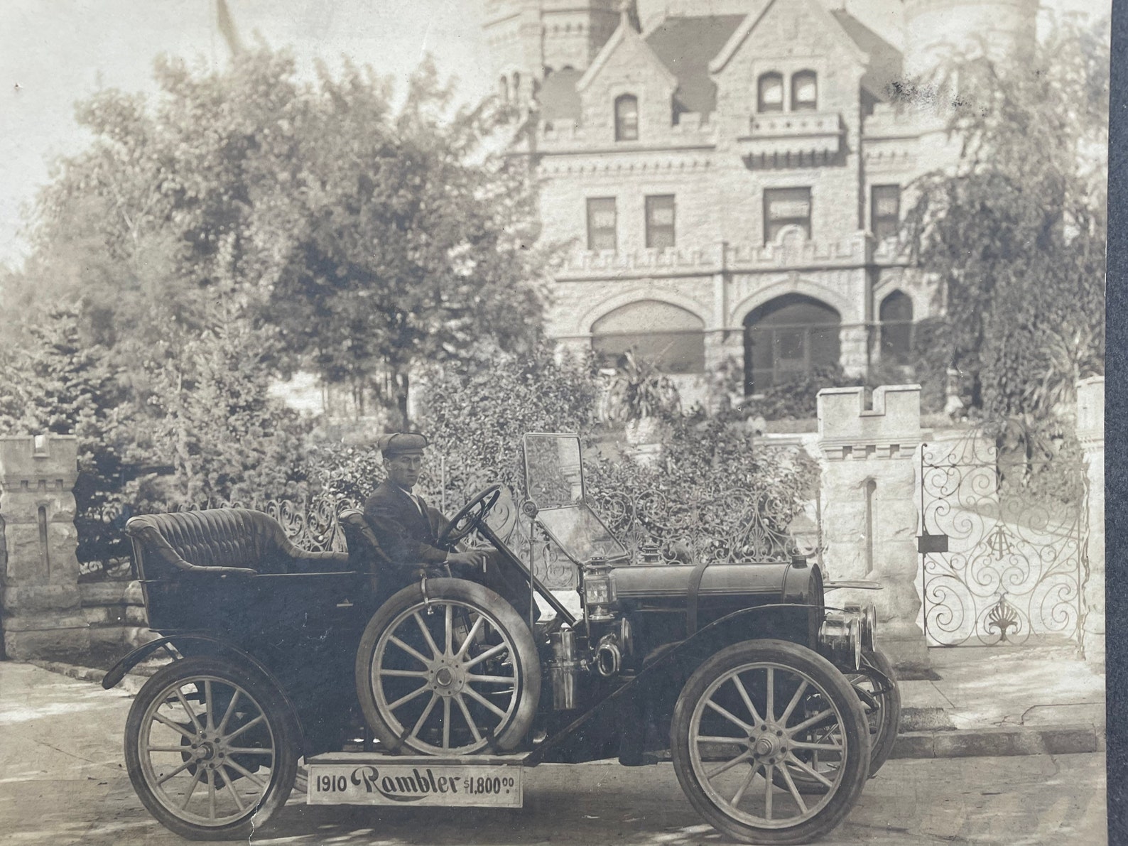 RARE VERY EARLY 1910 Rambler Automobile Photo Advertisement ...