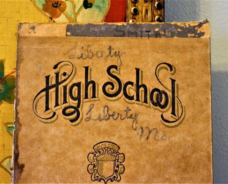 1920's High School Notebook Liberty Missouri English - Etsy