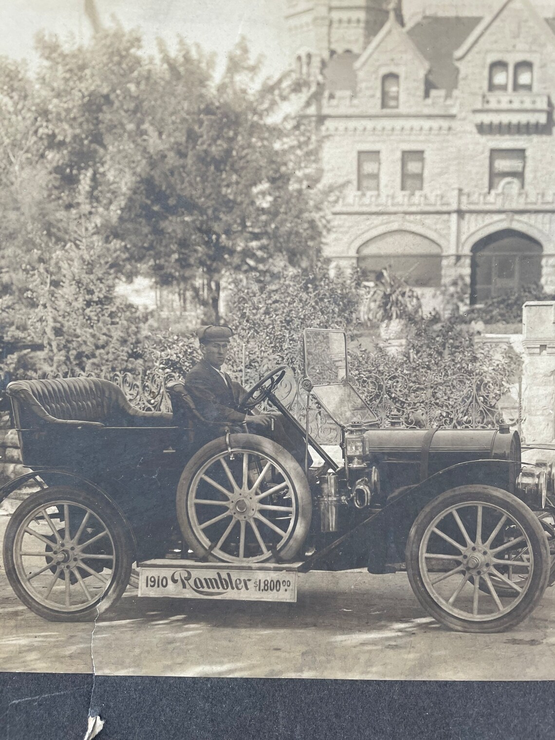 RARE VERY EARLY 1910 Rambler Automobile Photo Advertisement ...