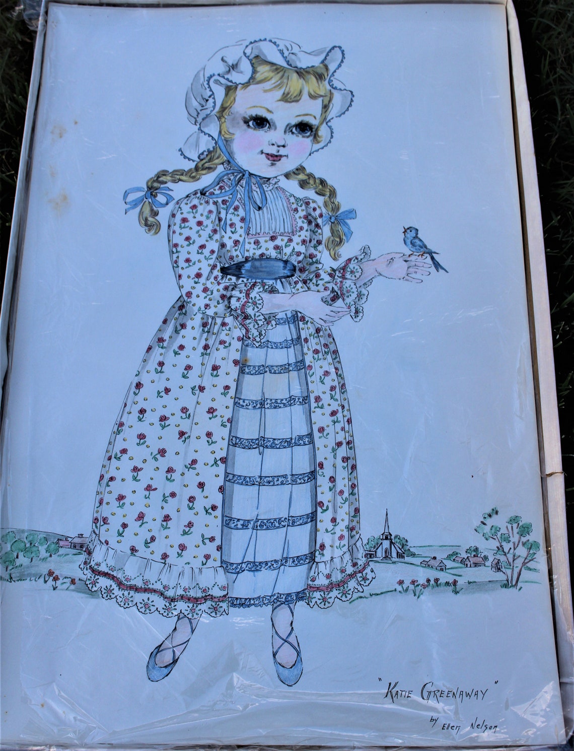 The Heritage Doll Coloring Book Red Farm Studio Ellen - Etsy