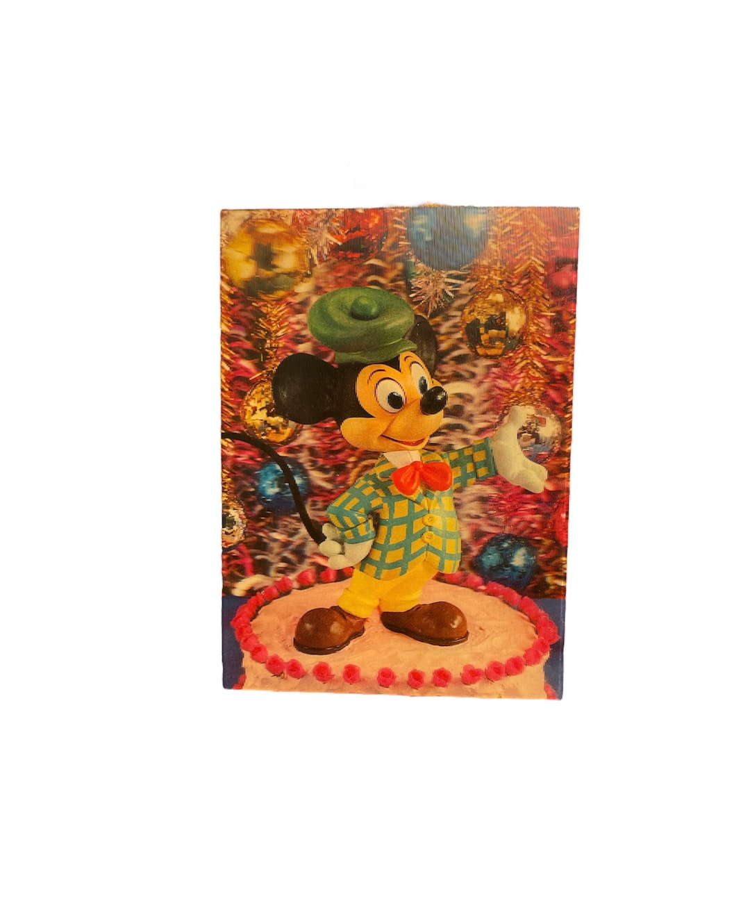 1966 Disney Mickey 3D Holographic Postcard + Printed in Japan ...