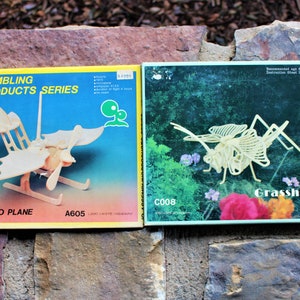 Vintage IQ Assembling Product Series Model Making Vintage - Etsy