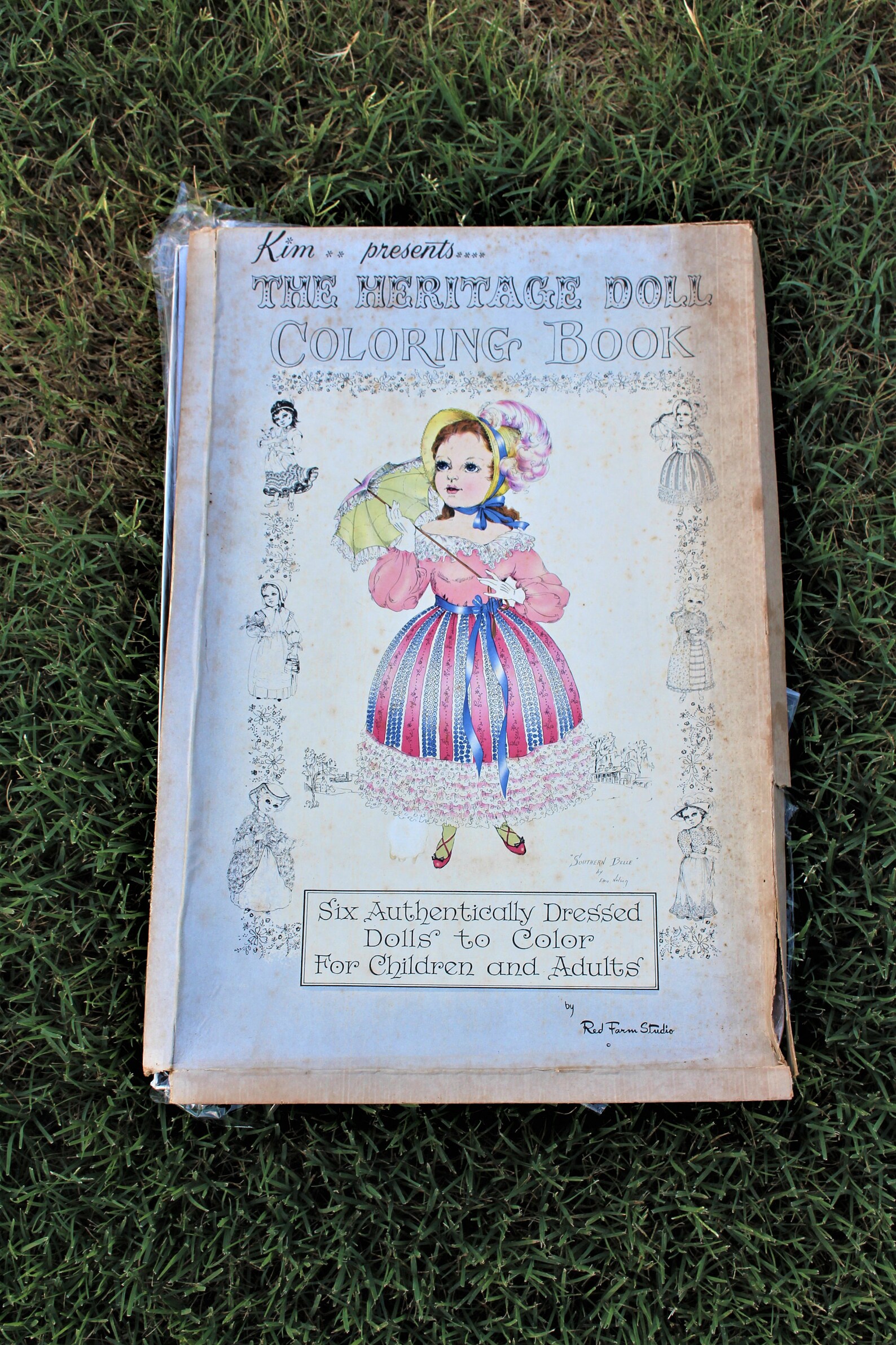 The Heritage Doll Coloring Book Red Farm Studio Ellen - Etsy