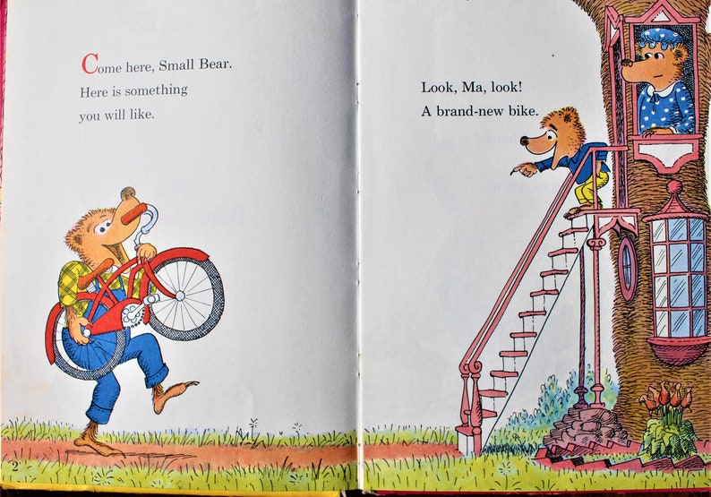 Vintage Books + 1964 Berenstain Bears Book + the Bike Lesson + Vintage ...