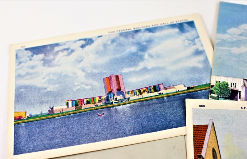 1933 Chicago World's Fair + World's Fair Post Cards + A Century of ...