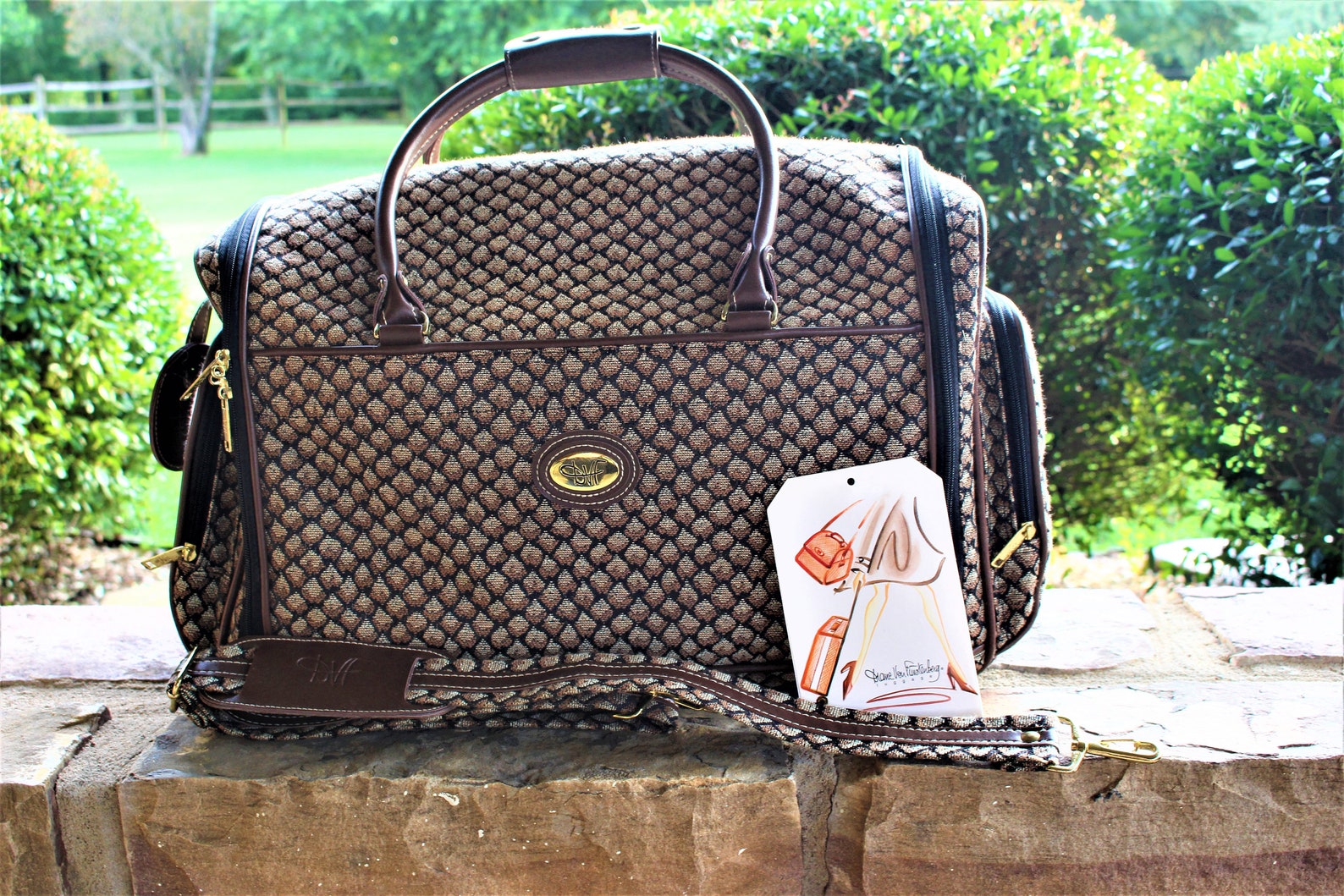 Diane Von Furstenberg Luggage + Vintage Bag + Vintage Carry on + DVF ...