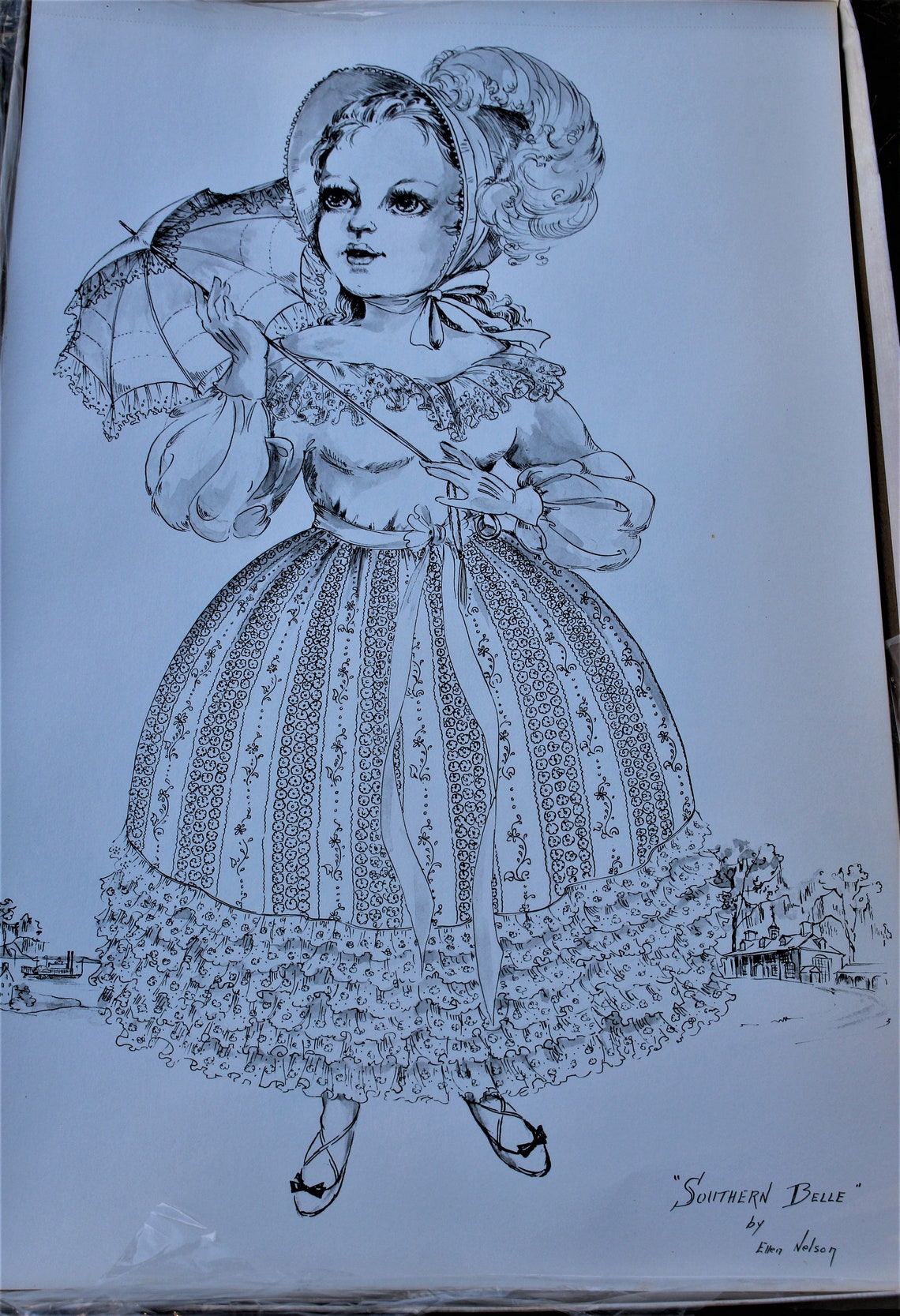 The Heritage Doll Coloring Book Red Farm Studio Ellen - Etsy
