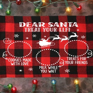Dear Santa Placemats | Milk for Santa Mug | Cookies for Santa Plate ...