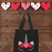 Personalized Unicorn Valentine Tote Bag | Valentine Tote Bag ...