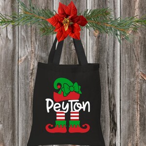 Personalized Elf Christmas Tote Bag | Elf Tote Bag | Cute Tote Bags ...