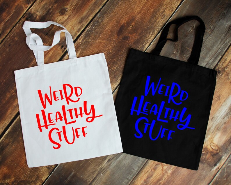 Weird Healthy Stuff Tote Funny Tote Bags Mommy Tote Gift - Etsy