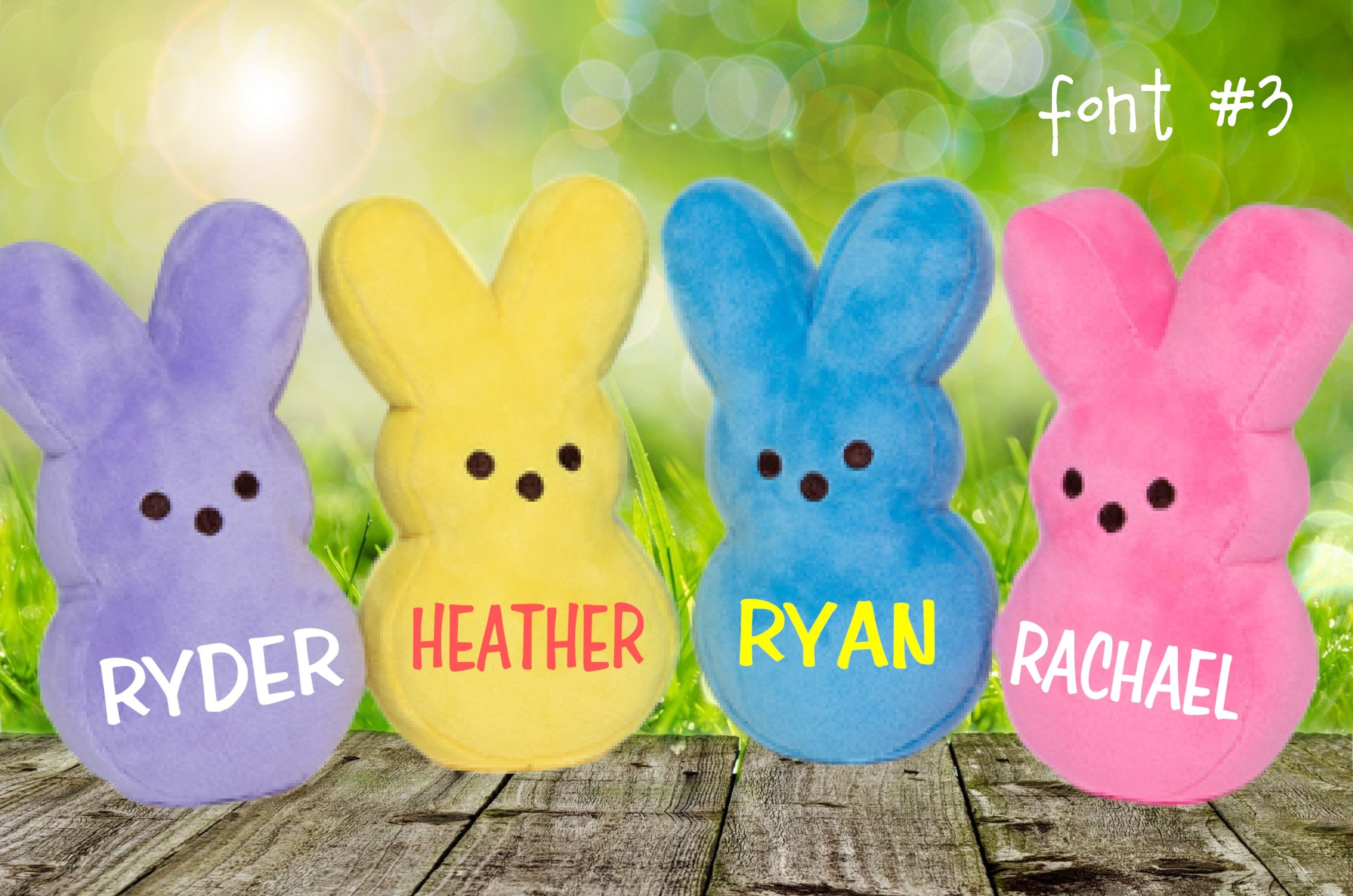 Personalized Plush Peep Easter Plush Peep Easter Basket - Etsy