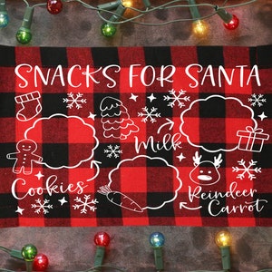 Dear Santa Placemats | Milk for Santa Mug | Cookies for Santa Plate ...