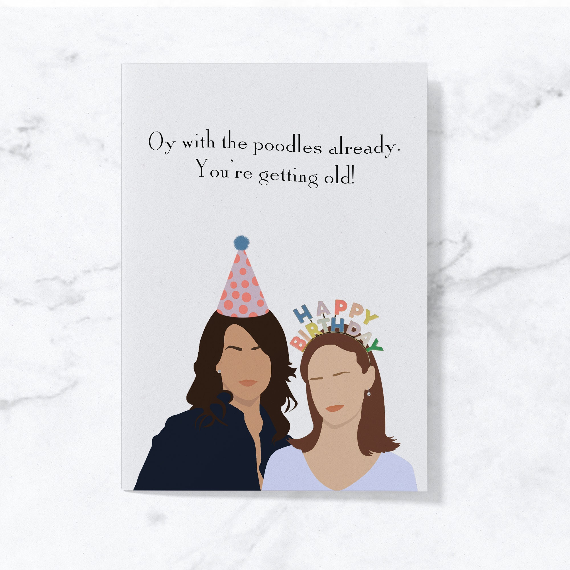 Gilmore Girls Wenskaart Gilmore Girls verjaardagskaart | Etsy