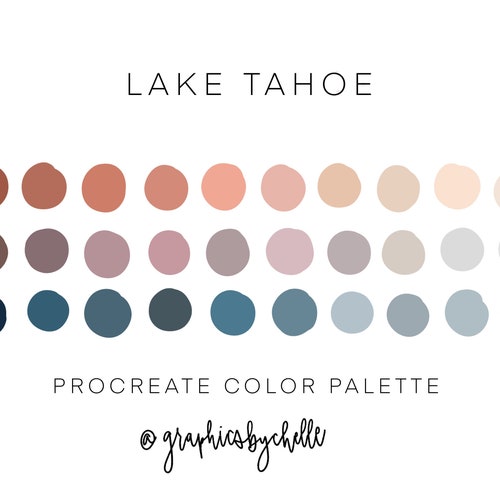 Earthy Tones Procreate Color Palette / Ipad Procreate Swatches | Etsy
