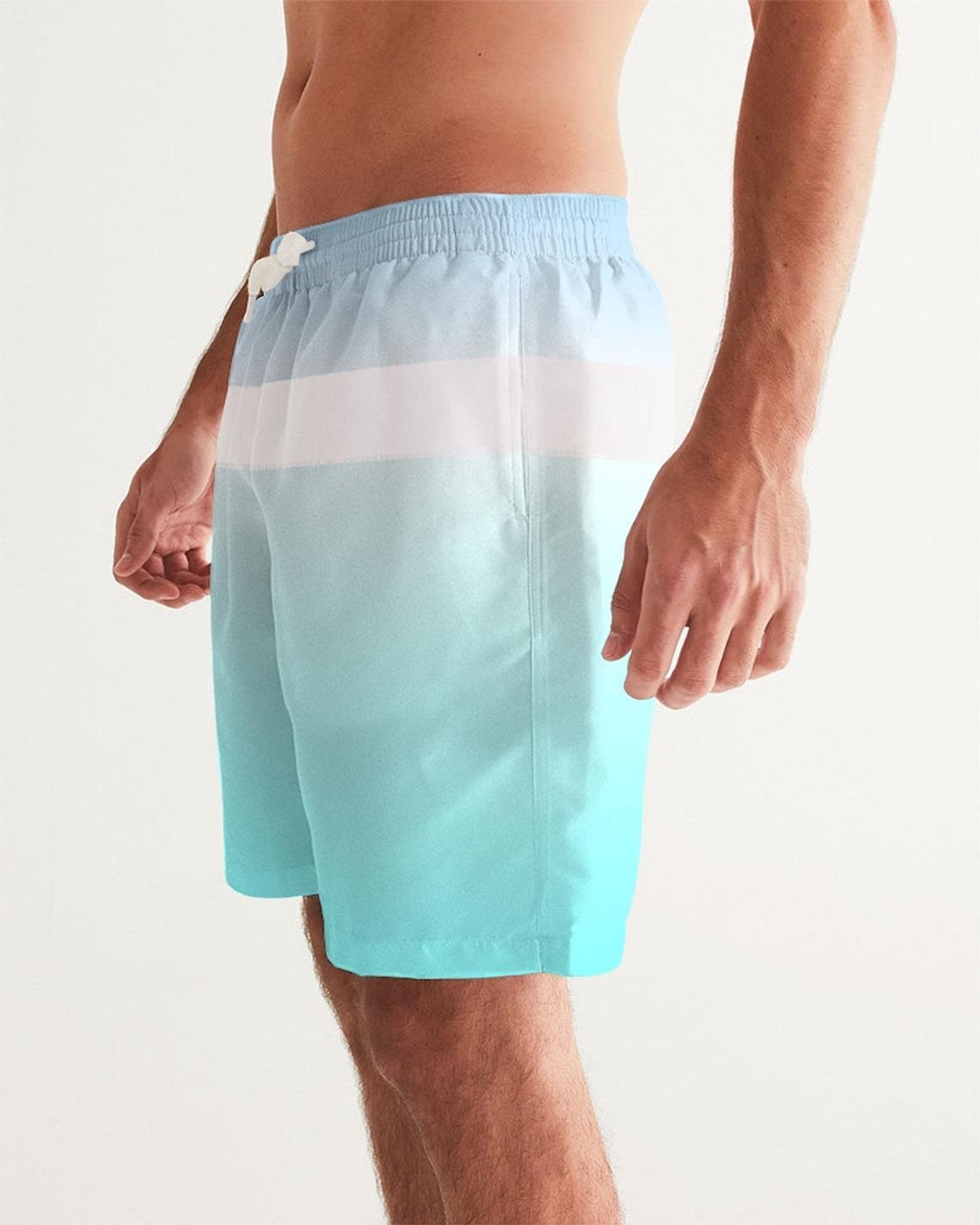 Matching Swimwear, Aqua Blue Ombre Swimsuits, Couples Swimsuits ...