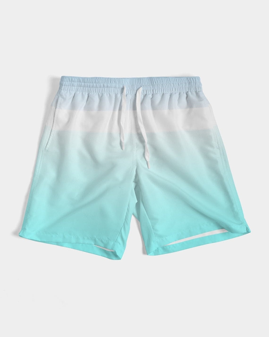 Matching Swimwear, Aqua Blue Ombre Swimsuits, Couples Swimsuits ...