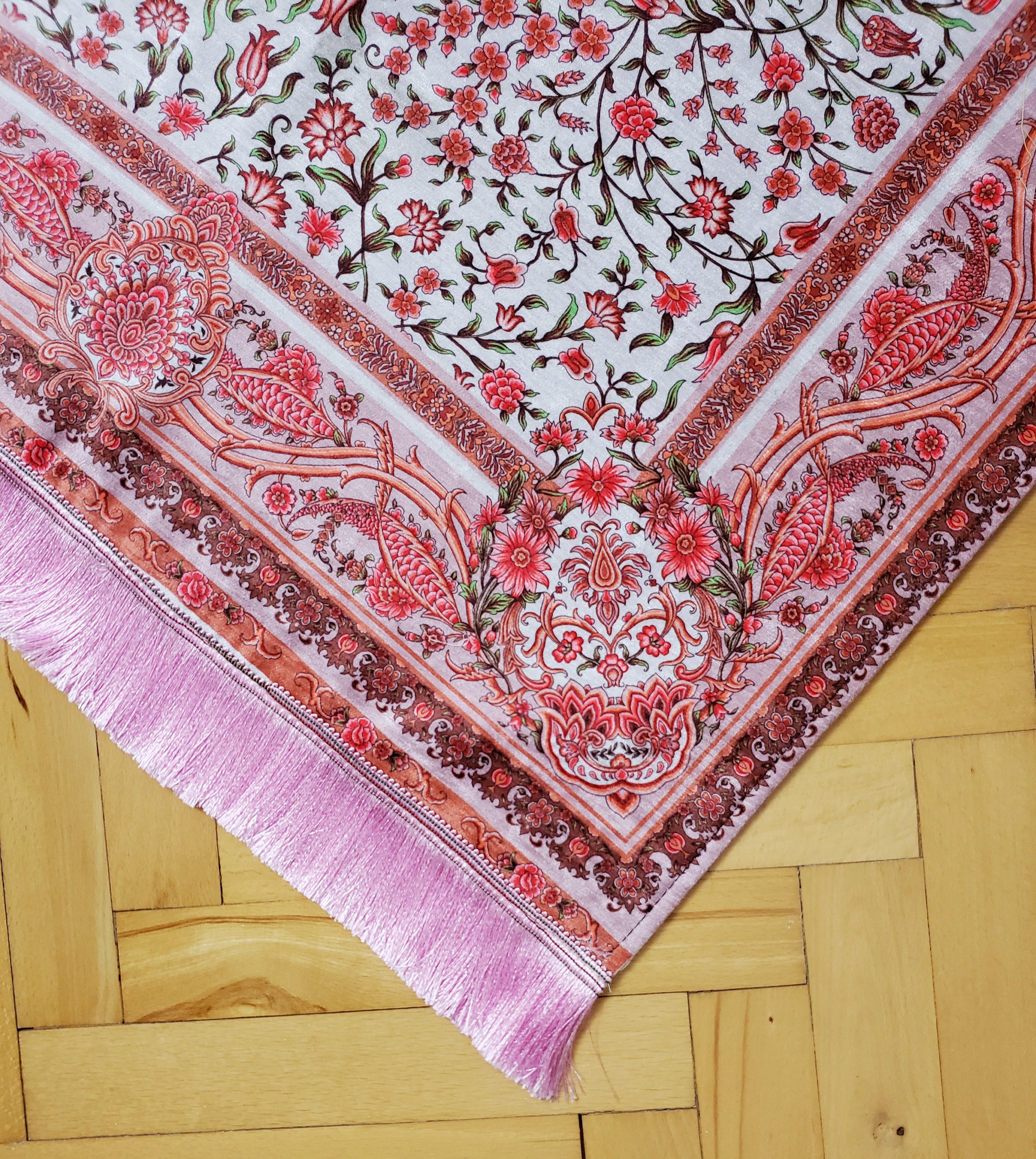 Pink Prayer Mat Luxury Prayer Rug Janamaz High Quality | Etsy