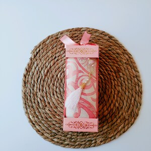 Pink Color Personalized Prayer Mat, Eid Gifts, Islamic Gift Set, Prayer Mat Set, Islamic Wedding ...