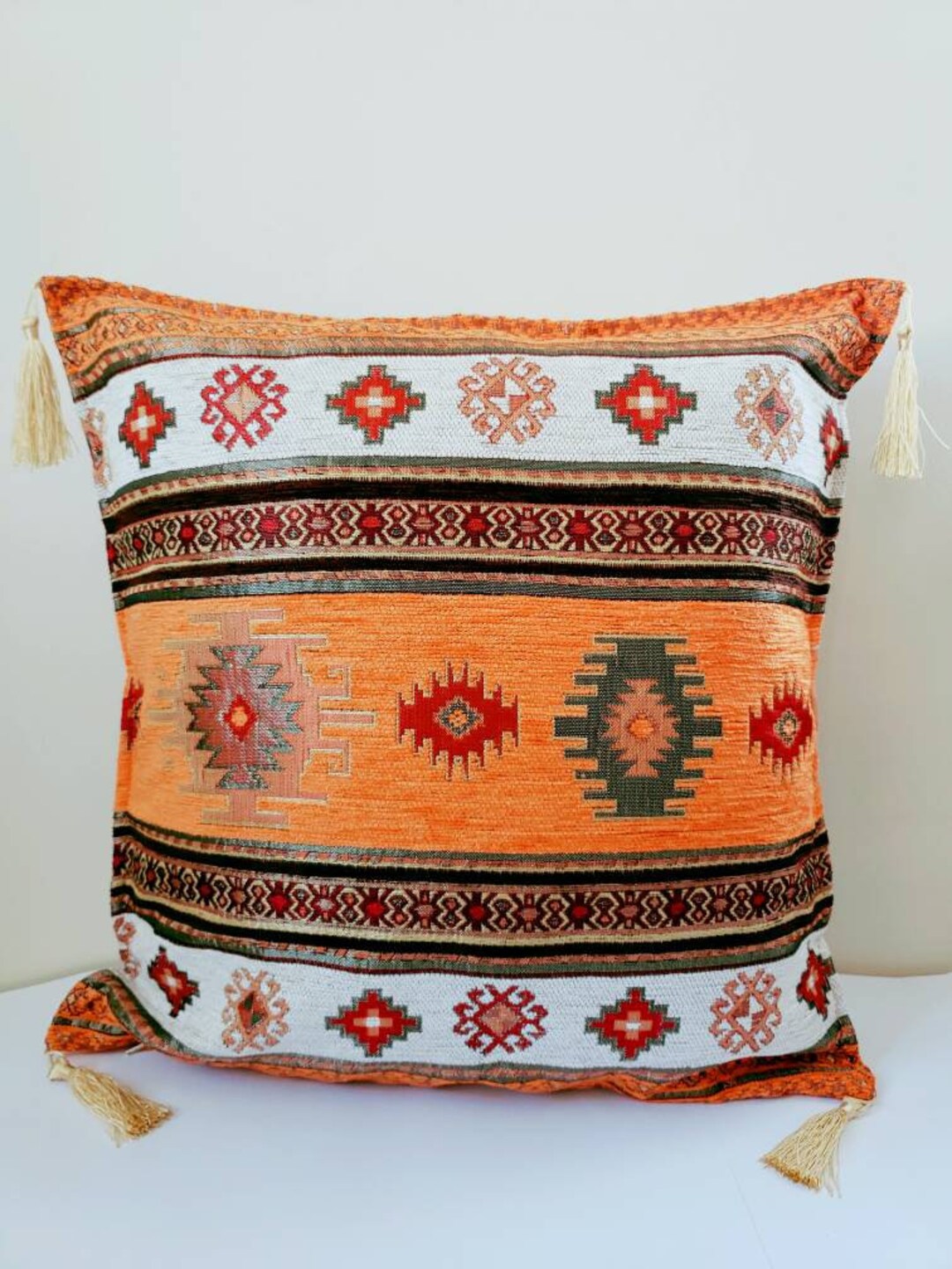 Boho Aztec Pillow, Tribal Pillow, Couch Throw Pillow, Southwestern ...