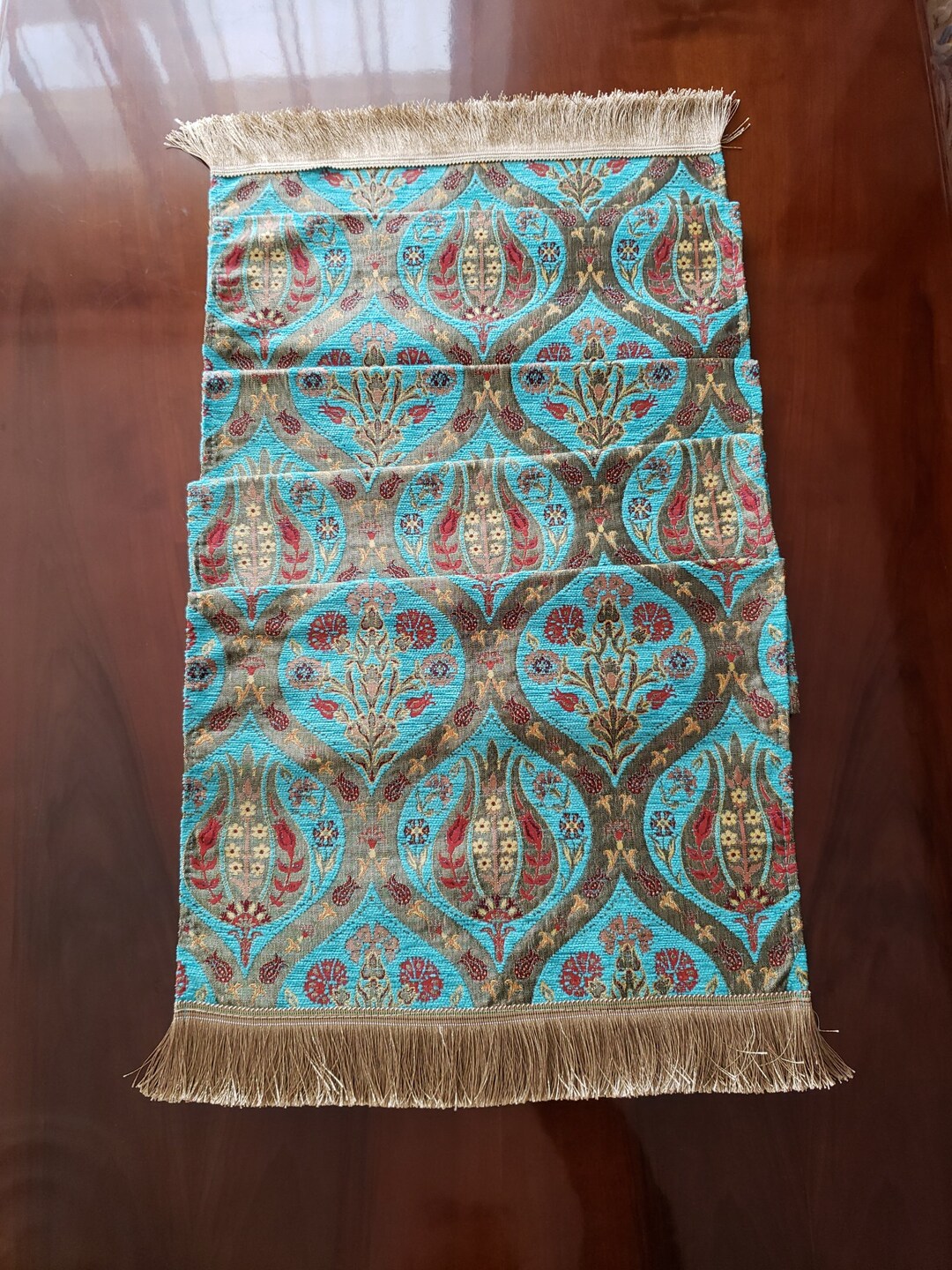 Turkish Table Cloth, Floral Design Table Runner, Kitchen Table ...