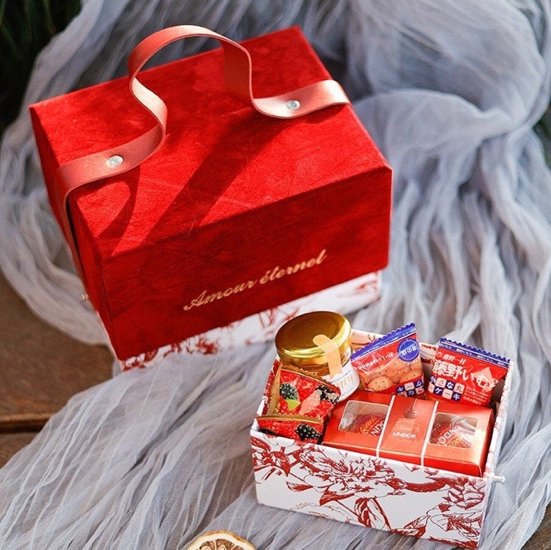 Large Single Luxury Velvet Gift Box-various Colors - Etsy
