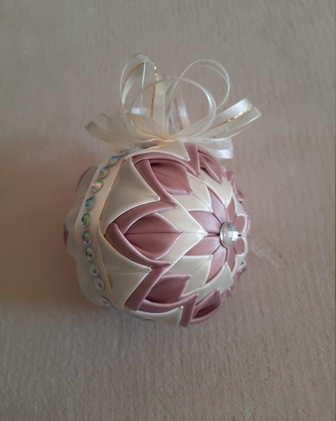 Quilted Ornament Ball. - Etsy