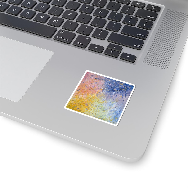 Rainbow Spiral Stickers: Psychedelic Art Decals - Etsy
