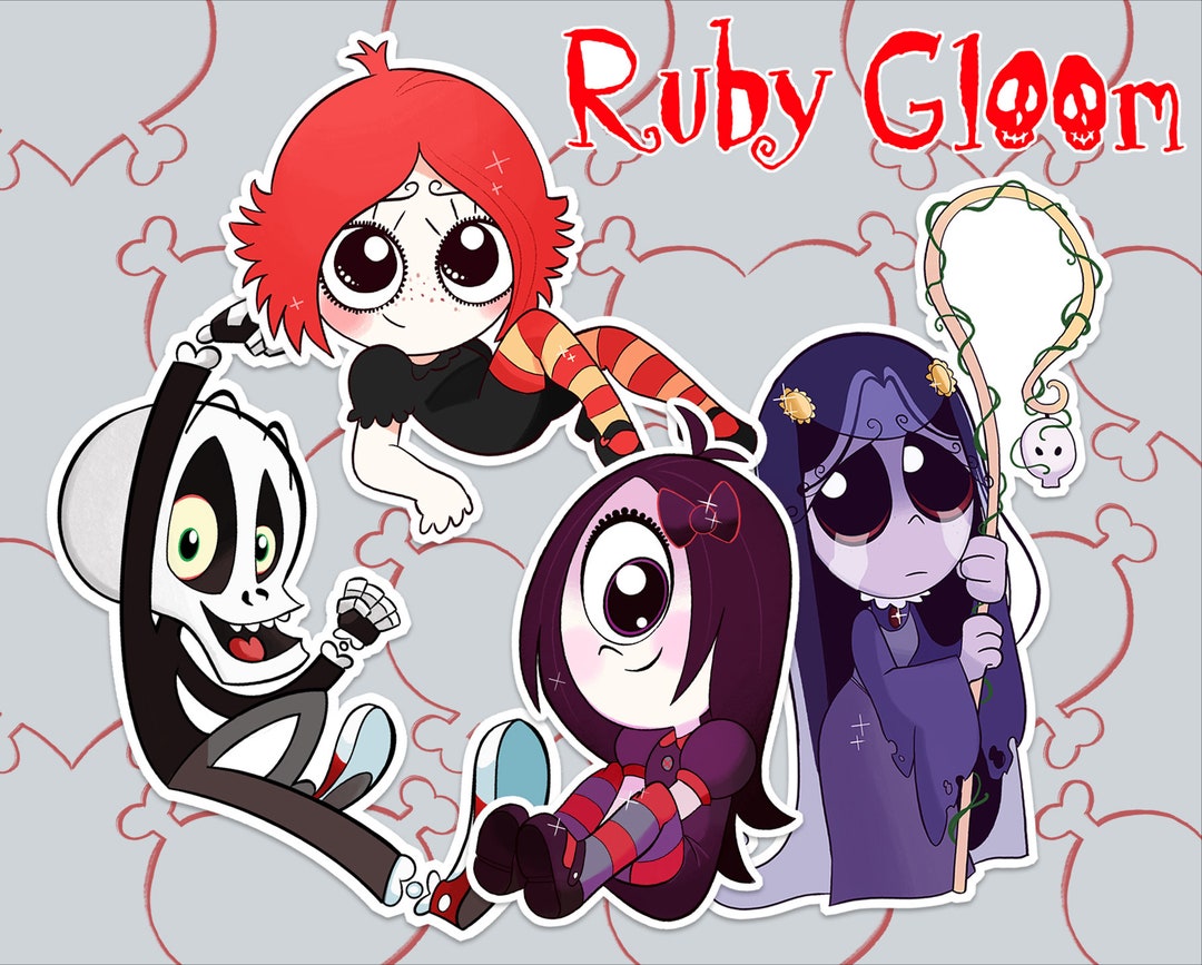 Ruby Gloom Vinyl Stickers - Etsy