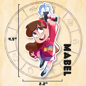 Gravity Falls Holographic Vinyl Stickers - Etsy