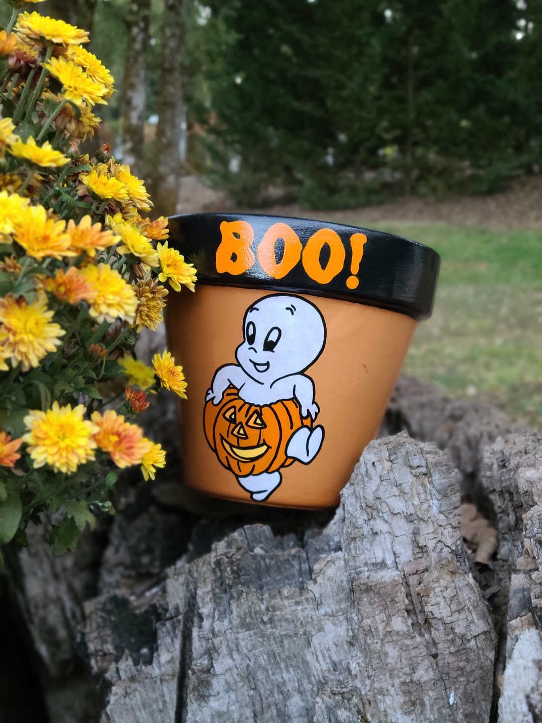 Casper the Friendly Ghost Flower Pot Pots for Indoor Plants - Etsy