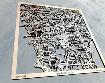 Laser Cut Map Fl - Etsy