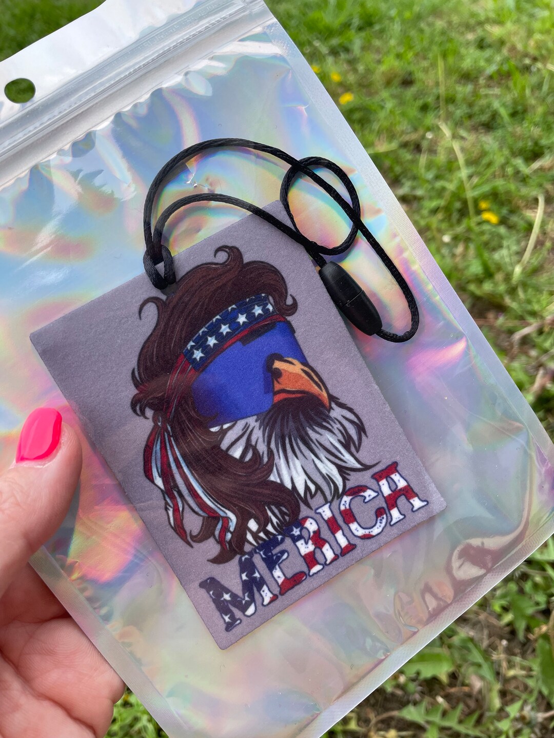 MERICA Felt Freshie• Bald Eagle With a Mullet|trending Freshie|guy ...
