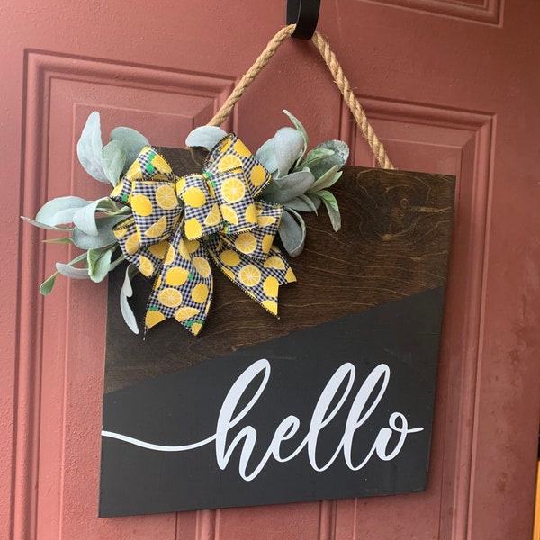 Interchangeable Welcome Sign - Etsy