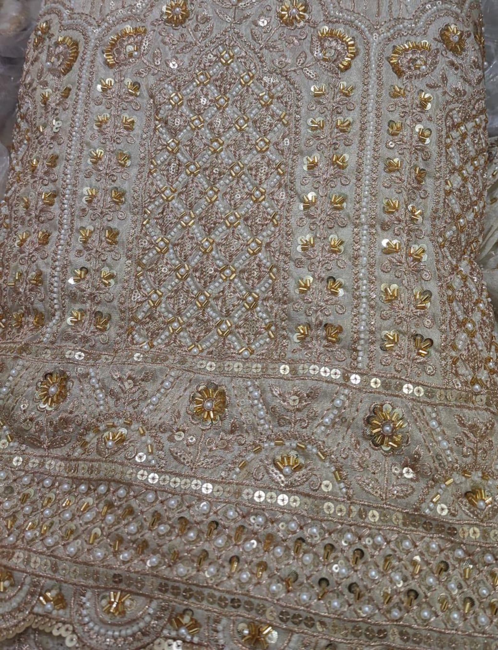 Designer Ivory Sabyasachi Silk Saree, Silk Sarees, Handwork Saree ...