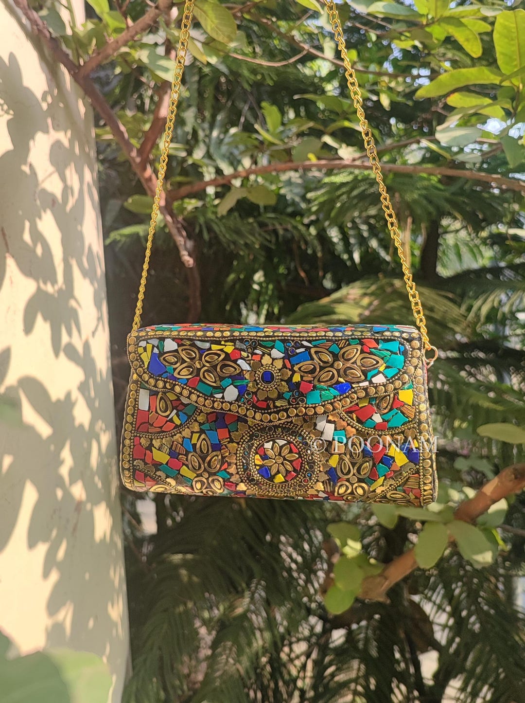 Antique Handmade Mosaic Stone Bags Designer Purses Fashionable Bags ...