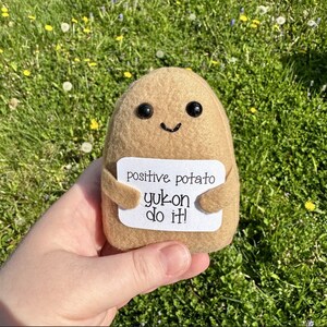 Handmade Desk Spuddy™, Positive Potato Office Decoration, Back to ...
